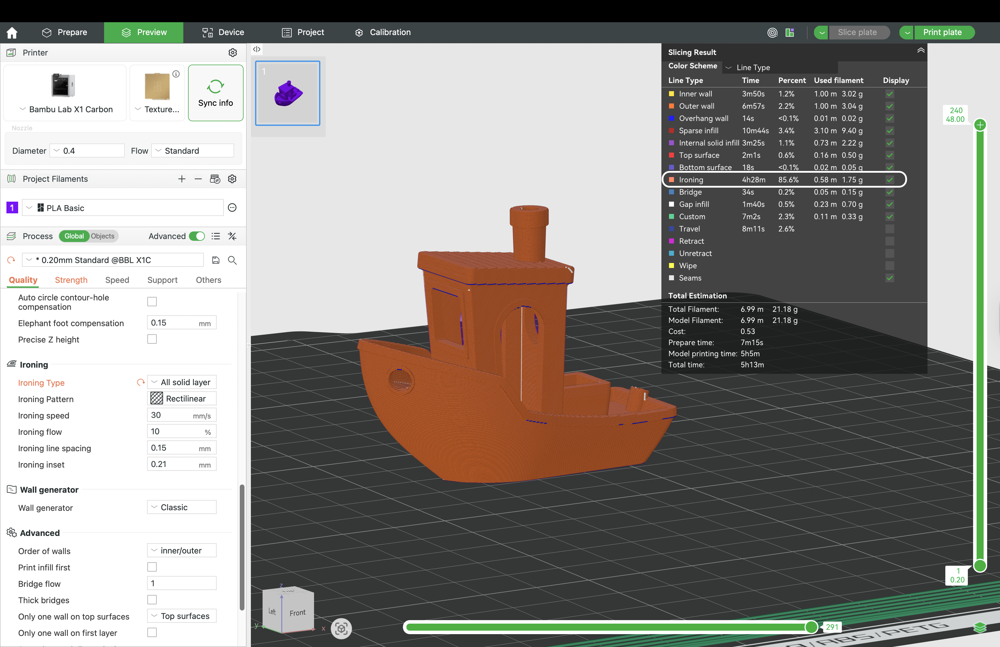 Reduced Optimisation Impact When Ironing = All Solid Layers | Helio Additive Wiki